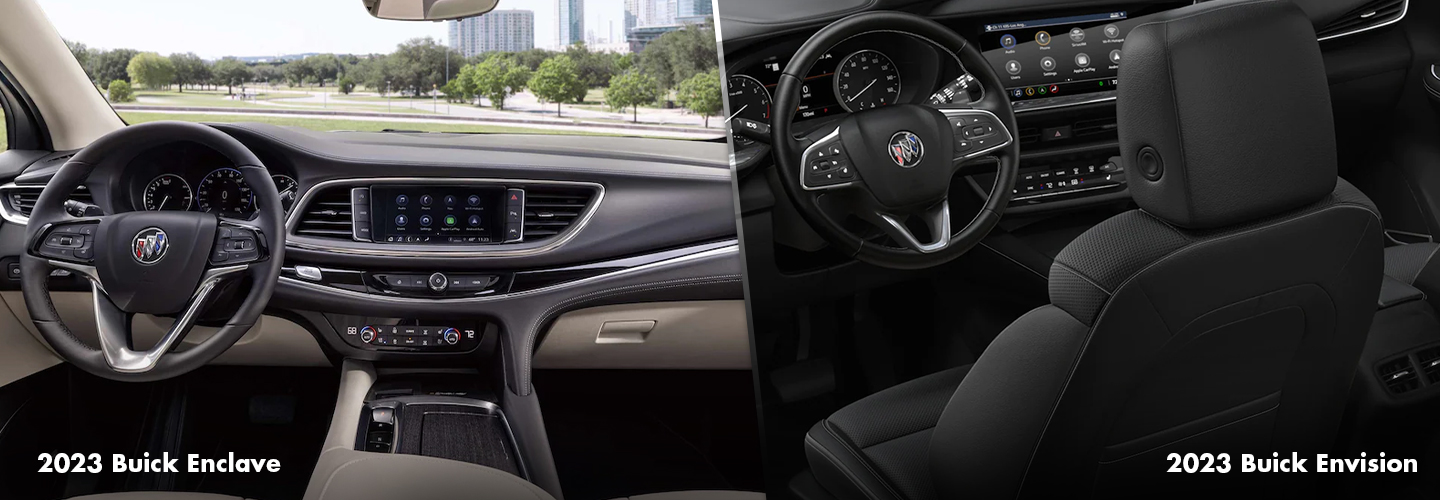 2023 Buick Enclave vs. Buick Envision Comparison