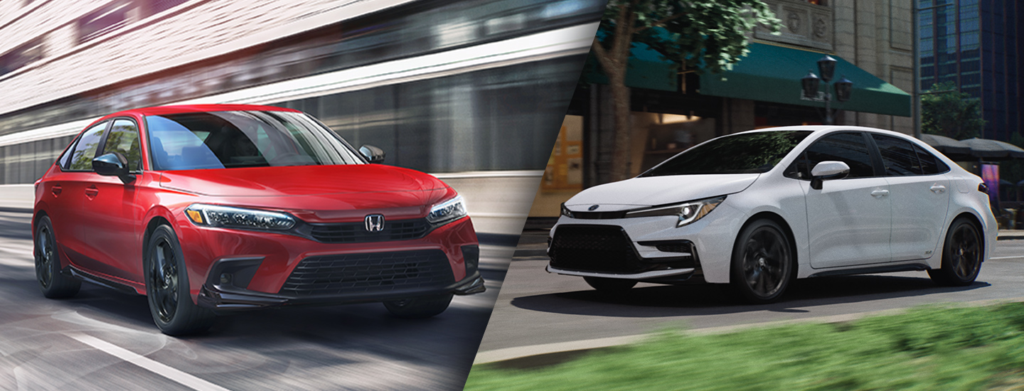 Terrific 2023 Toyota Camry Vs 2023 Honda Civic Photos
