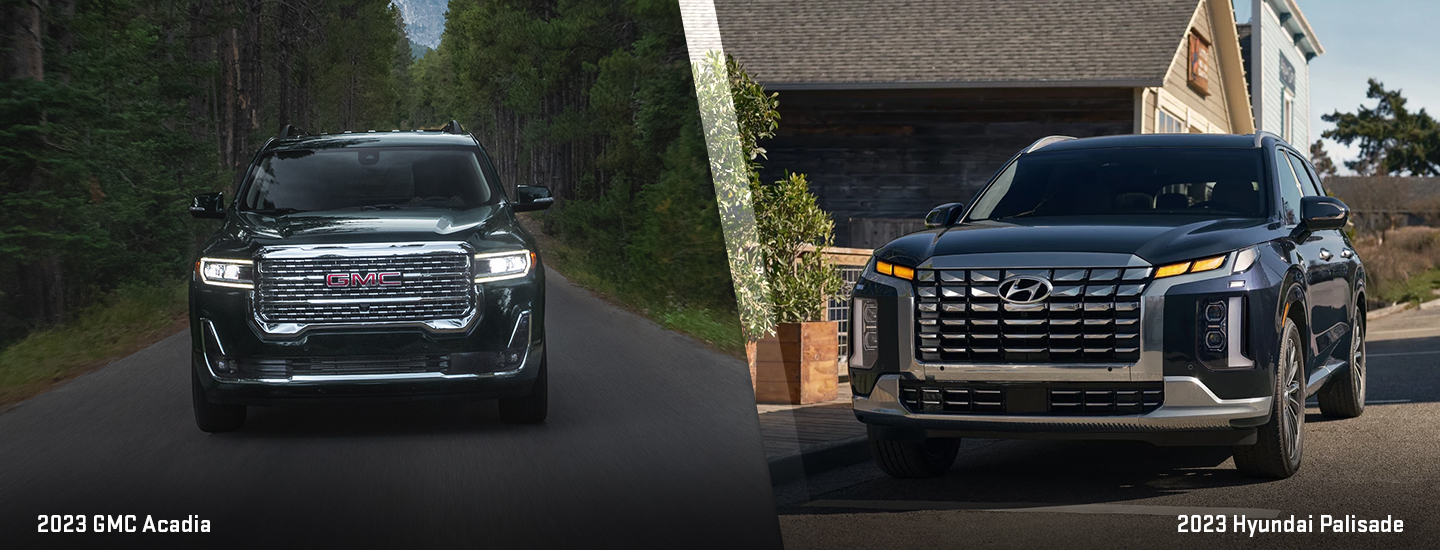 2023 GMC Acadia vs. 2023 Hyundai Palisade